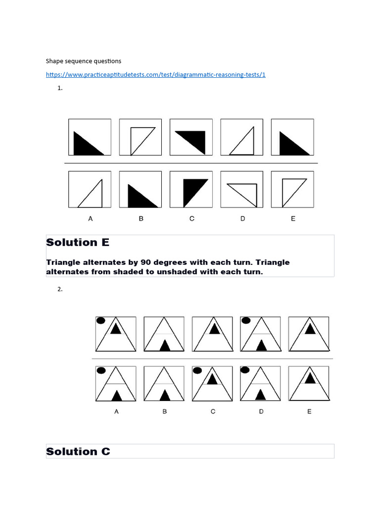 Question Bank - Spatial Reasoning | Download Free PDF | Triangle ...