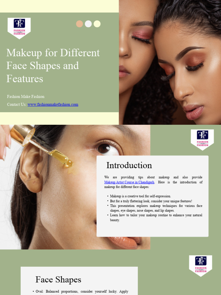 Makeup For Different Face Shapes and Features | PDF | Cosmetics | Human ...