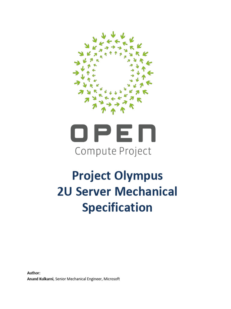 Project_Olympus_2UServer_Mechanical | PDF | Server (Computing ...