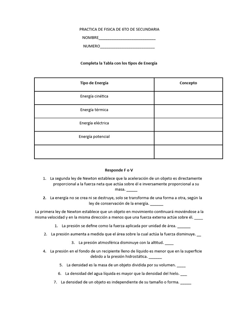 Practica de Fisica | PDF | Fuerza | Masa