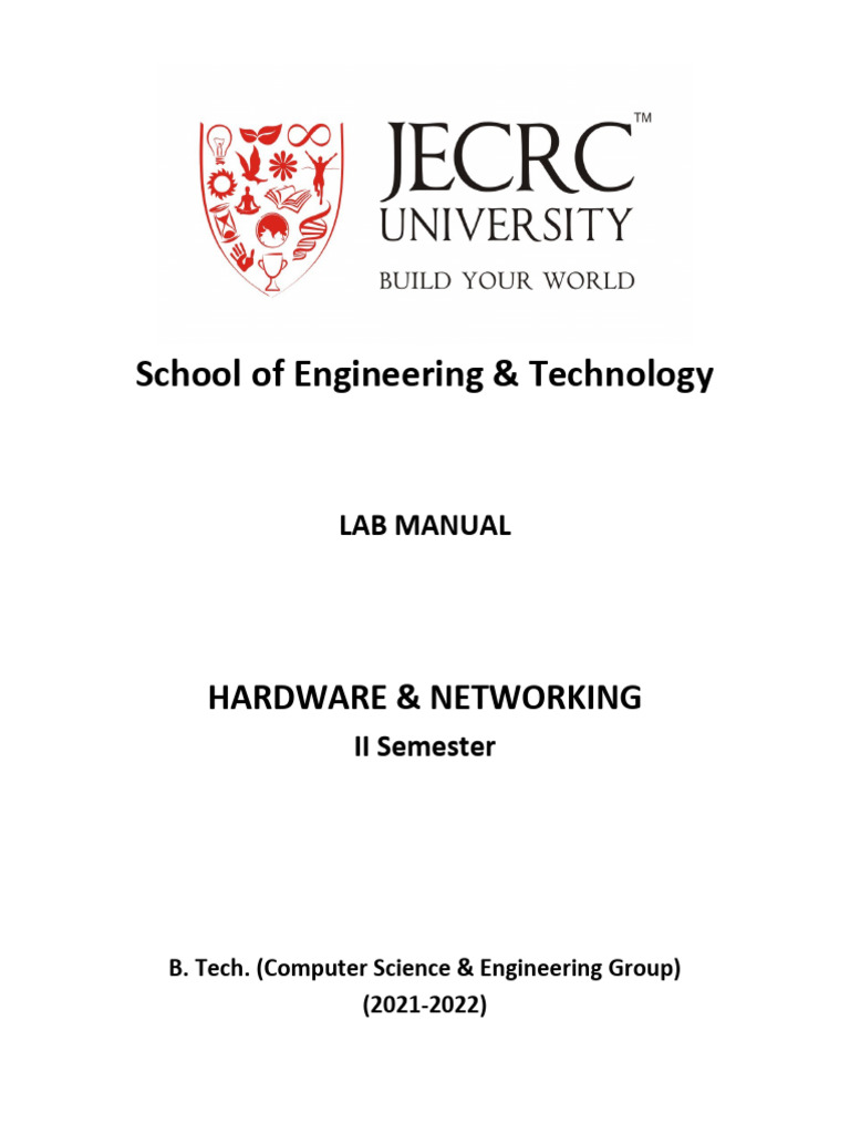 Hardware Lab Manual (CSE) | PDF | Network Switch | Computer Network