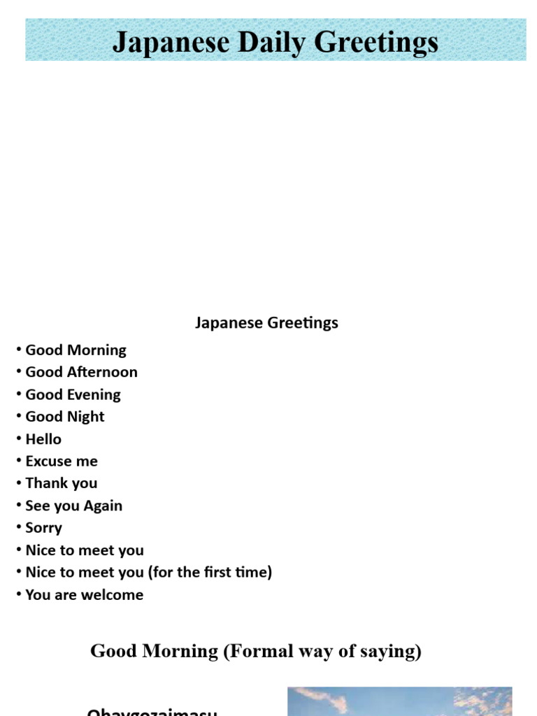 5-Greetings, Numerals-19-01-2024 | PDF