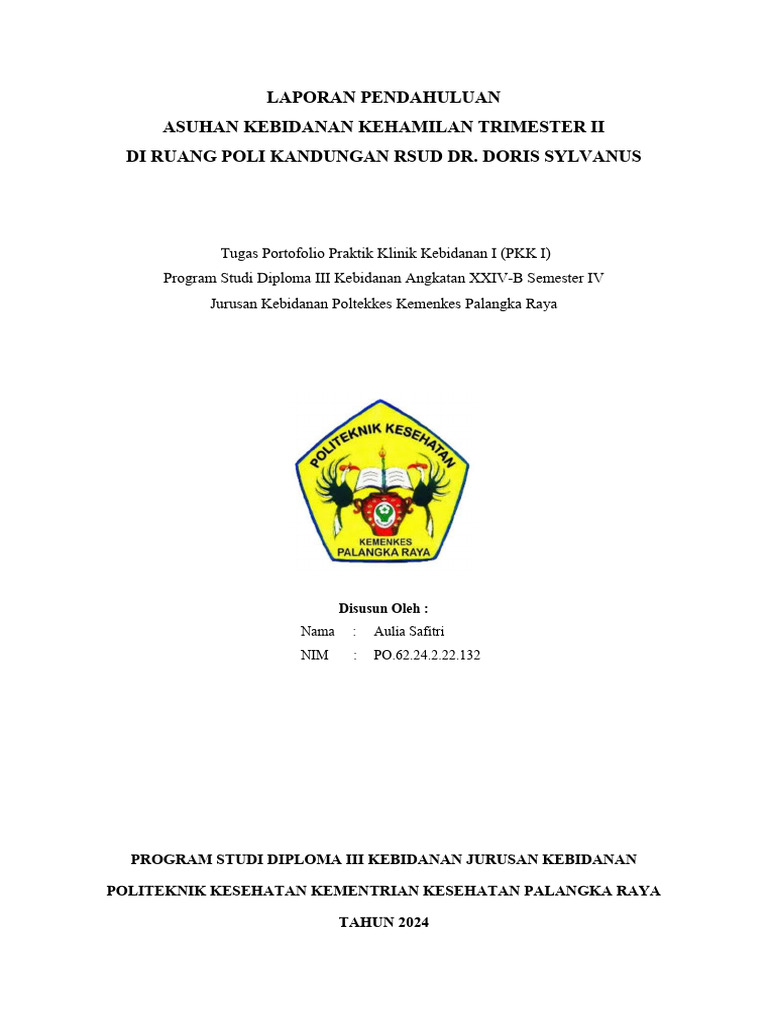 Laporan Pendahuluan Anc TM 2 | PDF