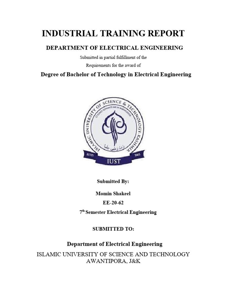 Intership Report Final | PDF | Insulator (Electricity) | Electrical Substation