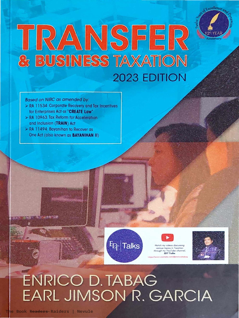 TABAG - Transfer & Business Taxation (2023 Edition) | Download Free PDF ...