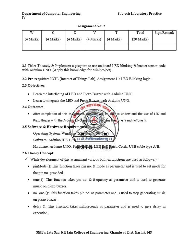 Assignment 2 Pdf Arduino Computer Engineering 4852