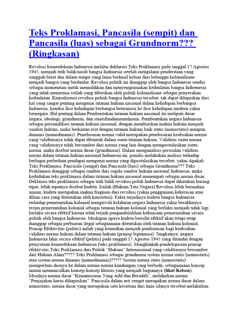 Teks Proklamasi | PDF