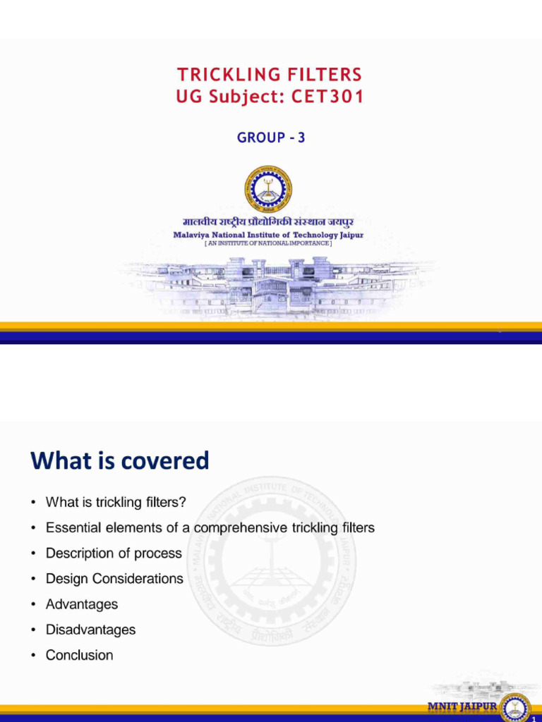 trickling filter group 3 | PDF