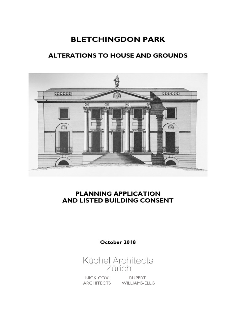 Bletchingdon Park | PDF | Elevator | Stairs