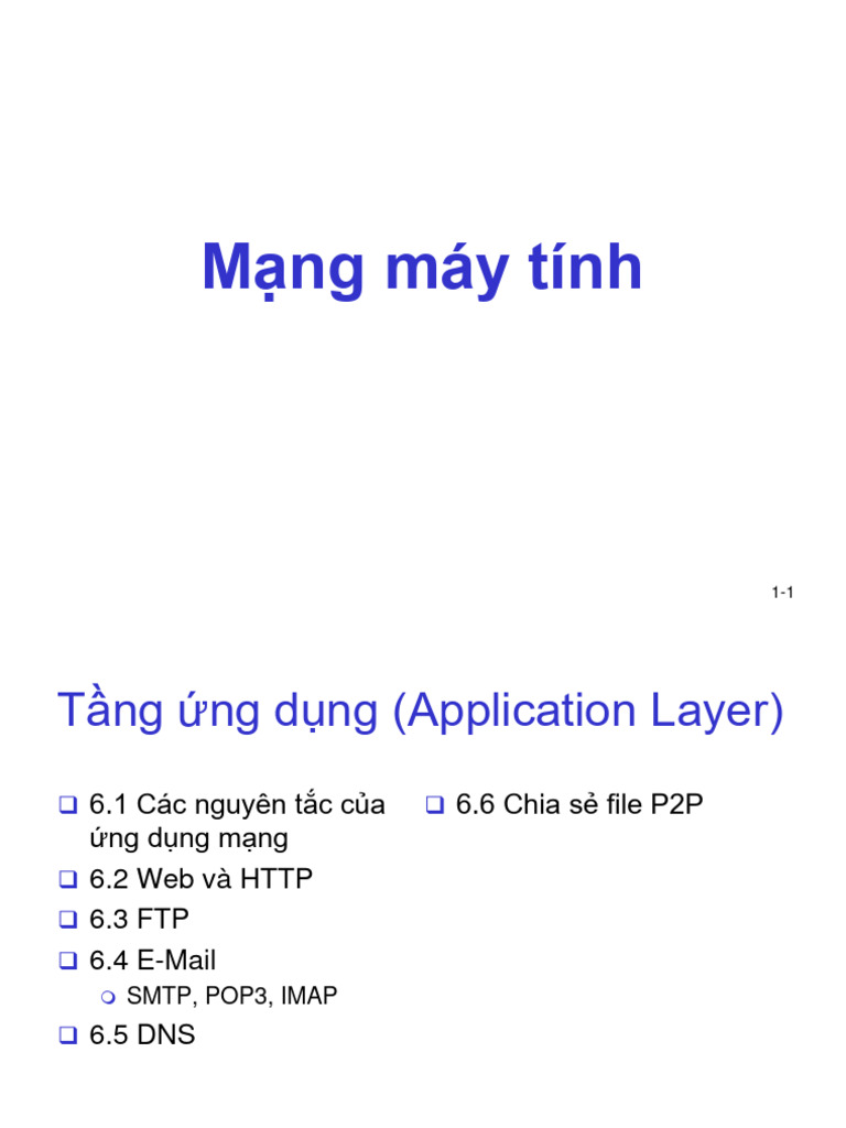 3 ComputerNetwork Application Layer | PDF
