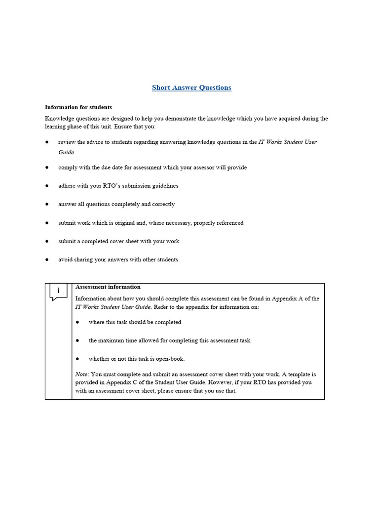 Manage IP, Ethics and Privacy in ICT Environments - Assessment | PDF ...