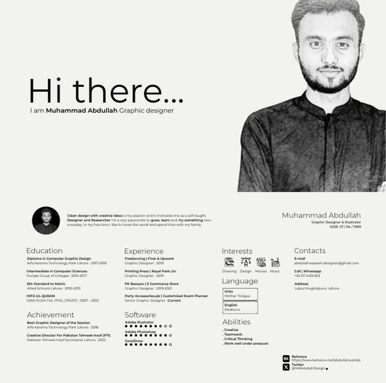 My Resume 2024 | PDF | Graphic Design | Computing