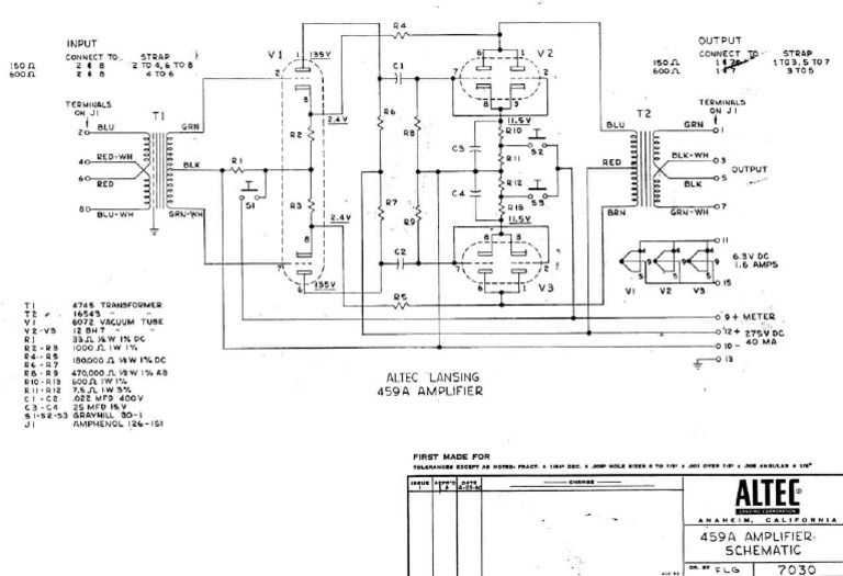 altec-lansing-459a-amplifier-schematic | PDF