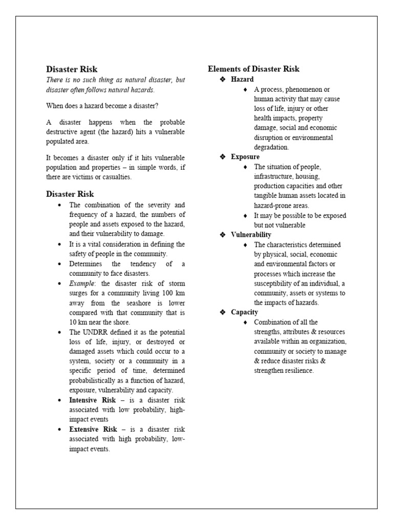 2 Disaster Risk | Download Free PDF | Hazards | Risk 2 Disaster Risk | Download Free PDF | Hazards | Risk