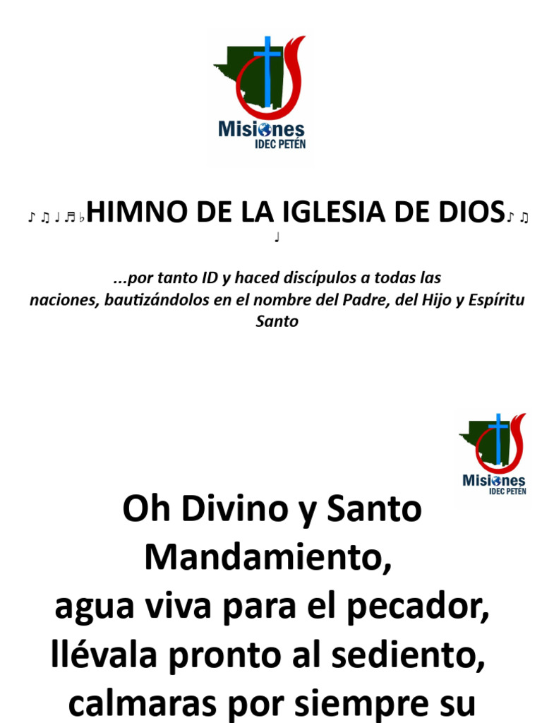 Himno de La Iglesia de Dios | PDF | Religión y espiritualidad