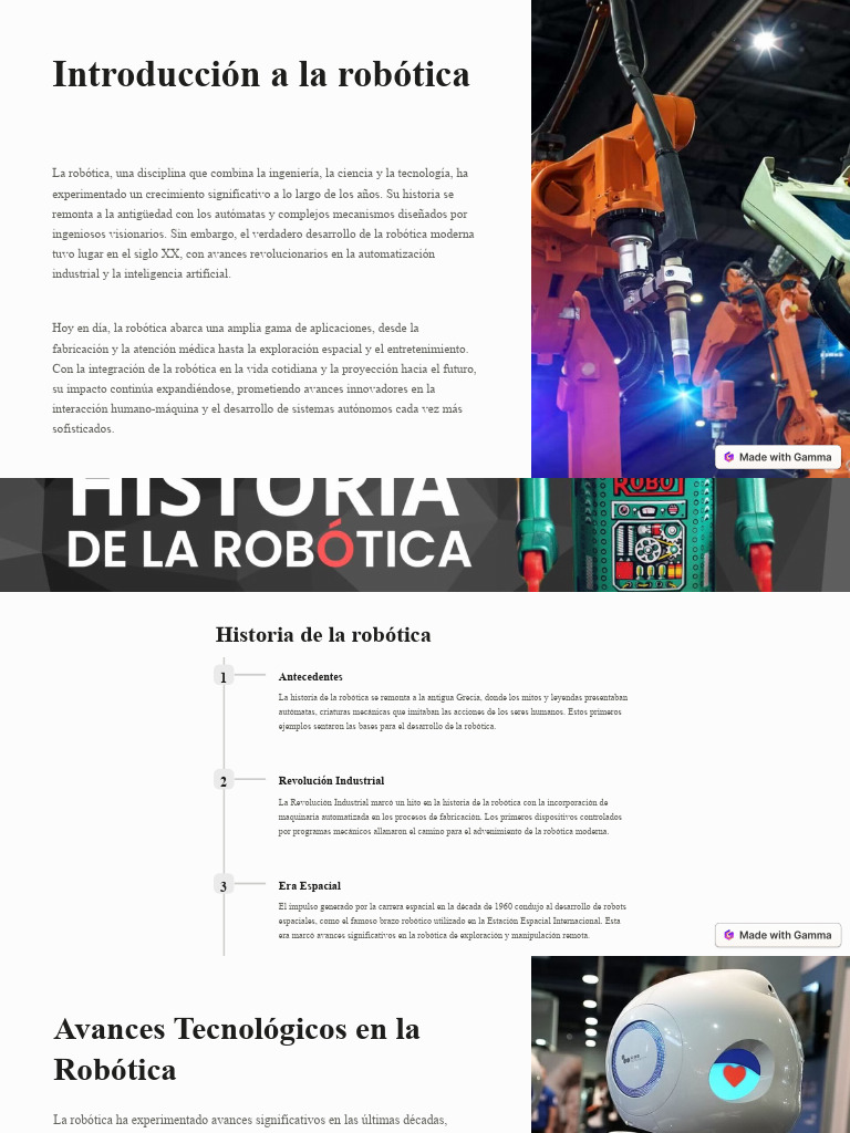Introduccion a La Robotica | PDF | Robot | Robótica