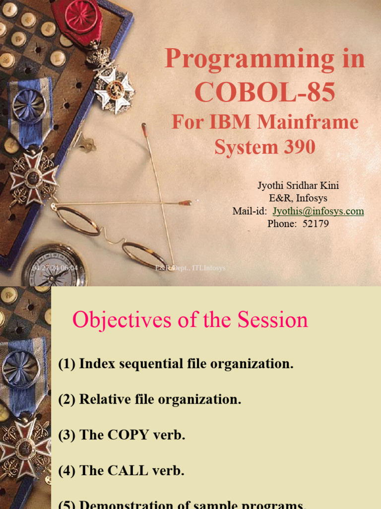 Cobol Day 4 | PDF | Computer Program | Programming