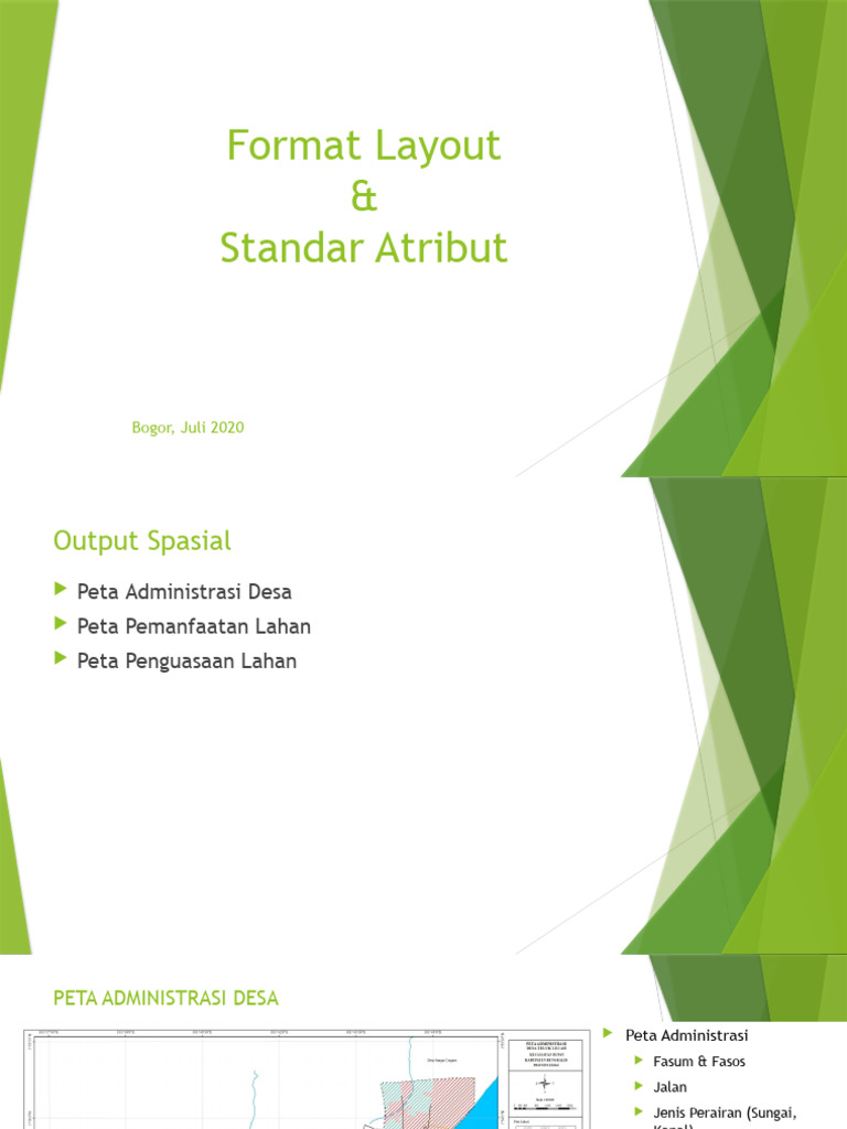 H2. Format Layout & Standar Atribut - Spasial | PDF
