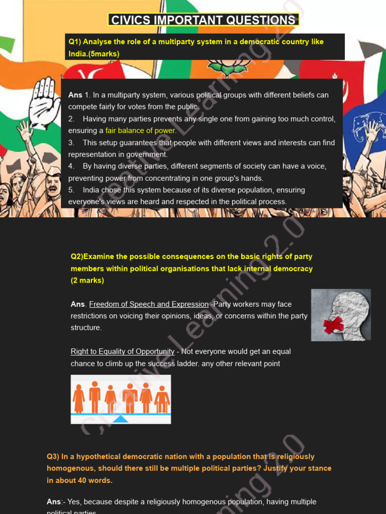 Civics | PDF | Democracy | Political Ideologies