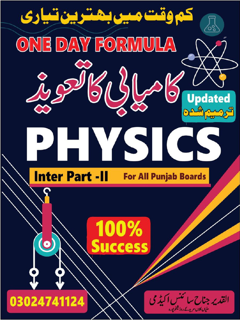 Phy Part-Ii 1 Day Formula New | PDF