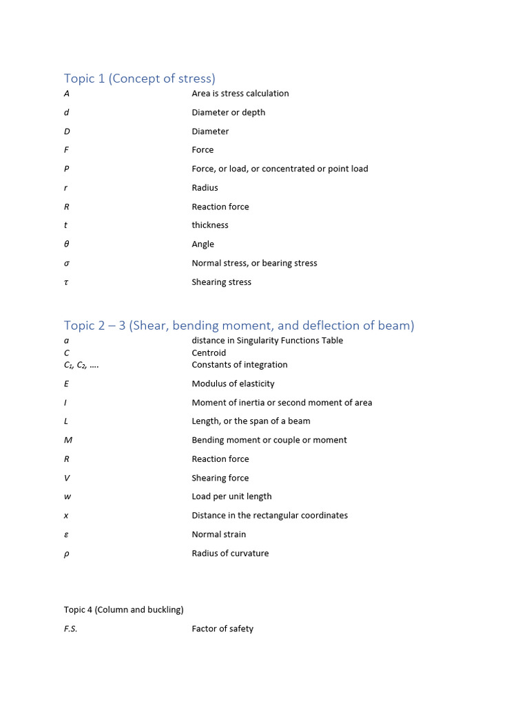 Stress and Strain Concepts Explained | PDF | Bending | Stress (Mechanics)