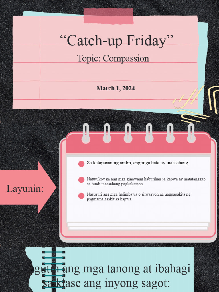 Catch Up Friday - March 1 | PDF