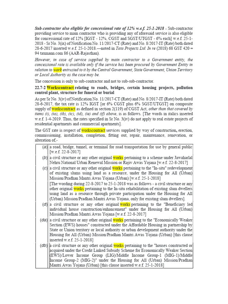 Works Contract | Download Free PDF | Economies