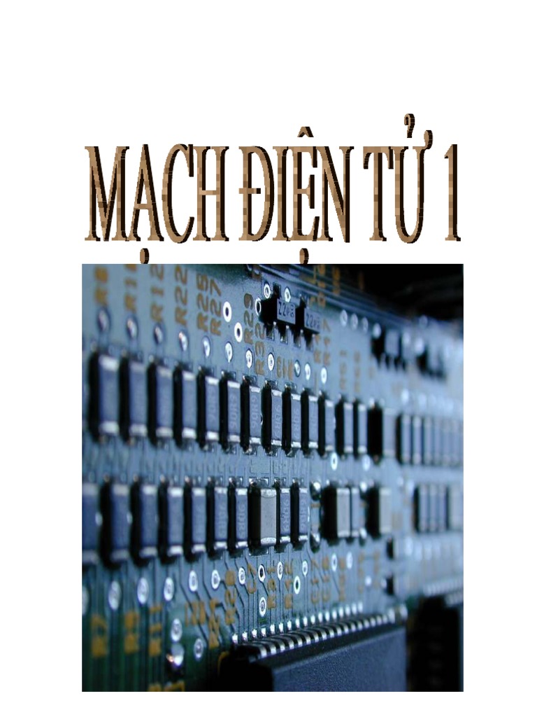 Mach Dien Tu 1 | PDF