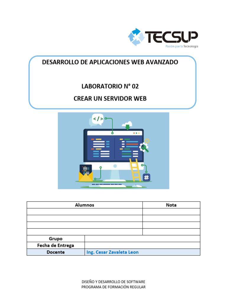 Glab S02 Cezavaletal 2024 01 | PDF | Redes | Servidor web