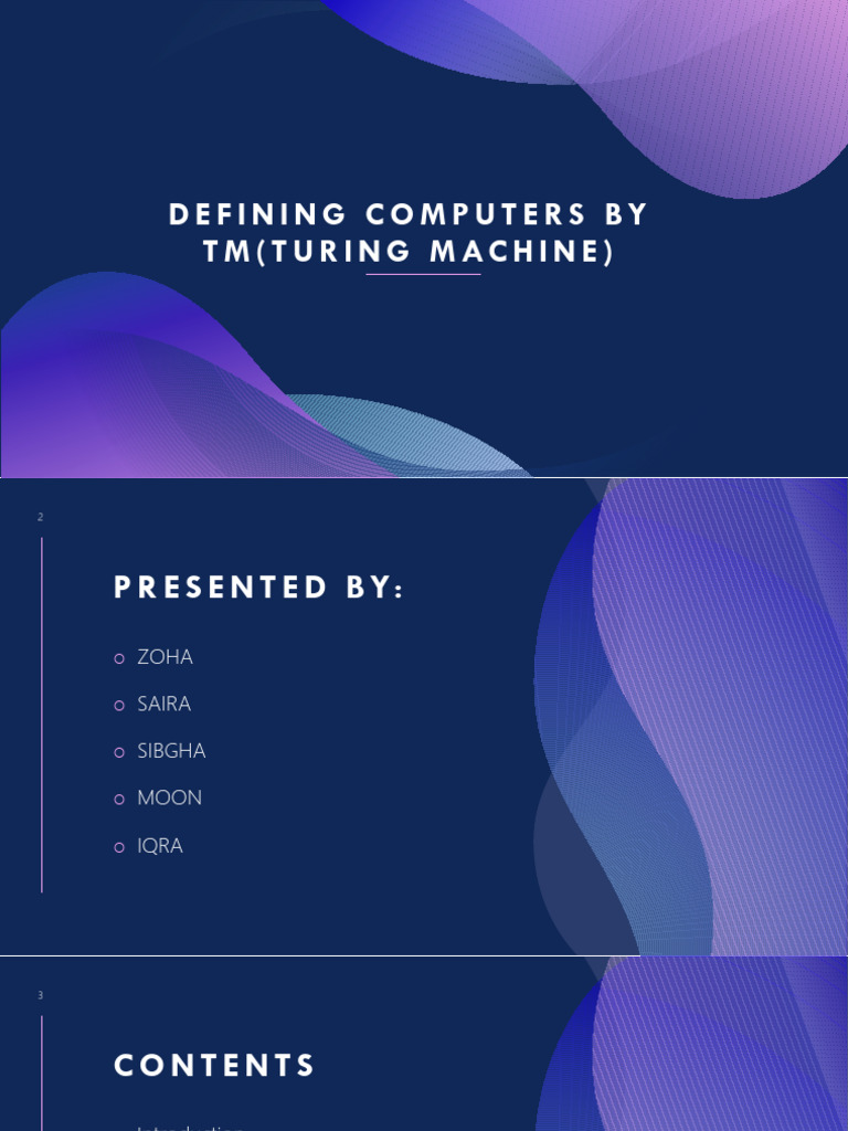 Defining Computers By Turing Machine Pdf Computer Science Theory Of Computation