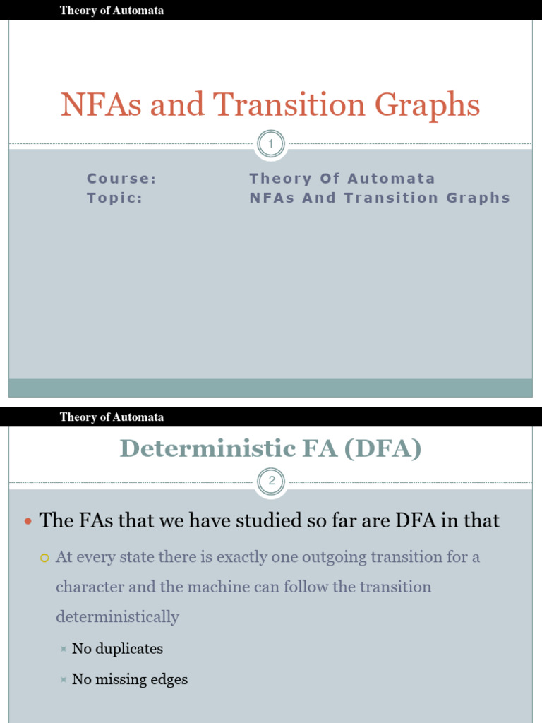 CS-701 NFA and TG Module-5 (1) - 1 | PDF | Theory Of Computation | Theoretical Computer Science