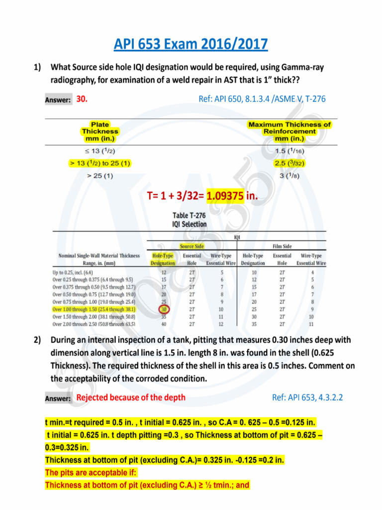 Api 653 (2017) | PDF