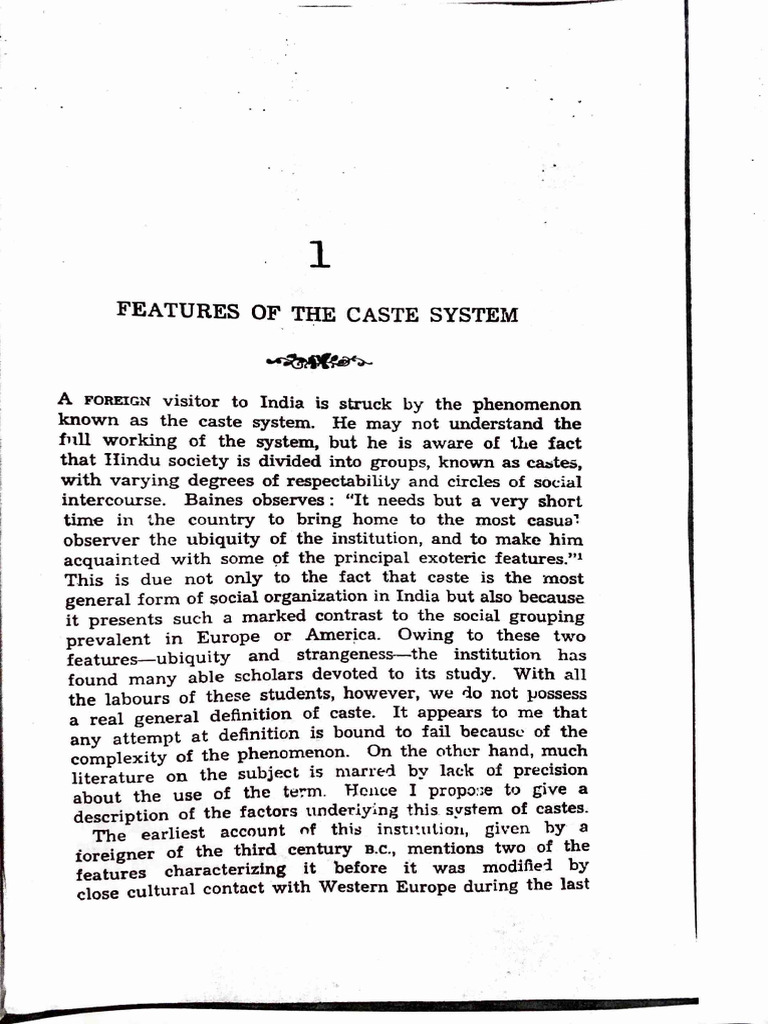 G S GHURYE - Caste and Race in India | PDF
