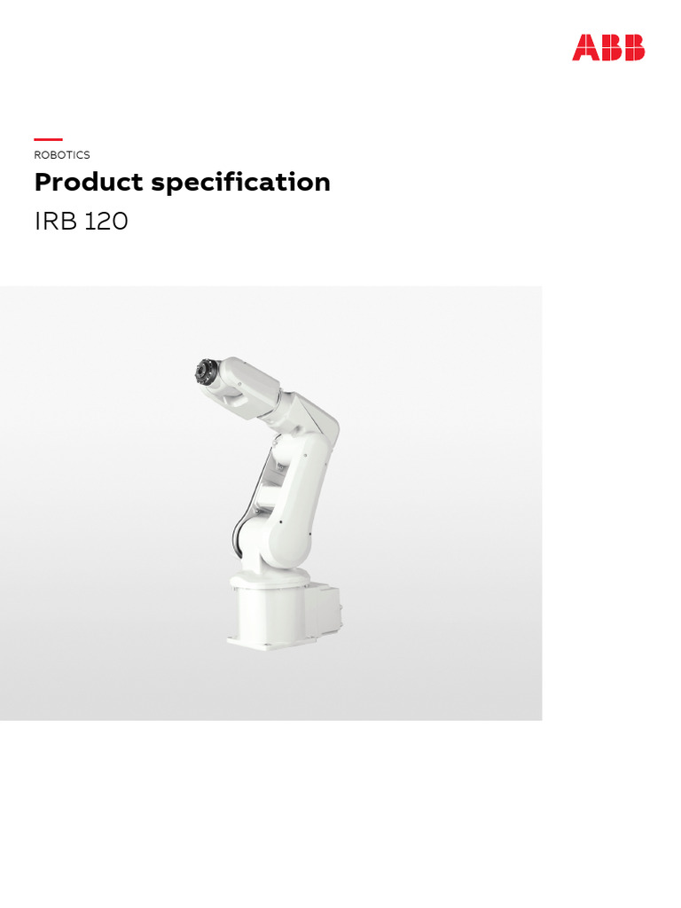 3HAC035960 PS IRB 120-En | PDF | Specification (Technical Standard) | Calibration