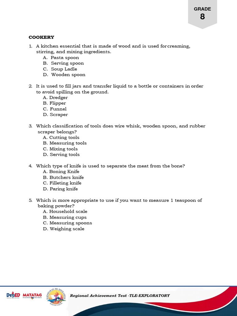 Tle 8 Exploratory | PDF | Nail (Anatomy) | Electricity