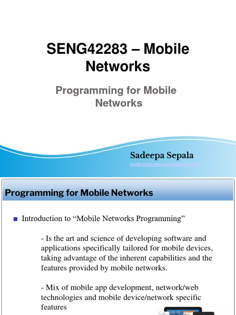 10 Mobile Networks Pdf Transport Layer Security Mobile App