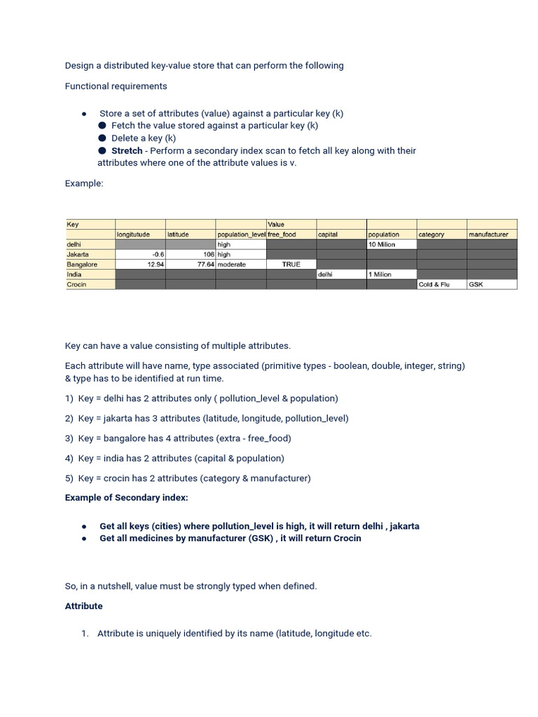 Distributed Key Value Store Pdf Data Type Boolean Data Type