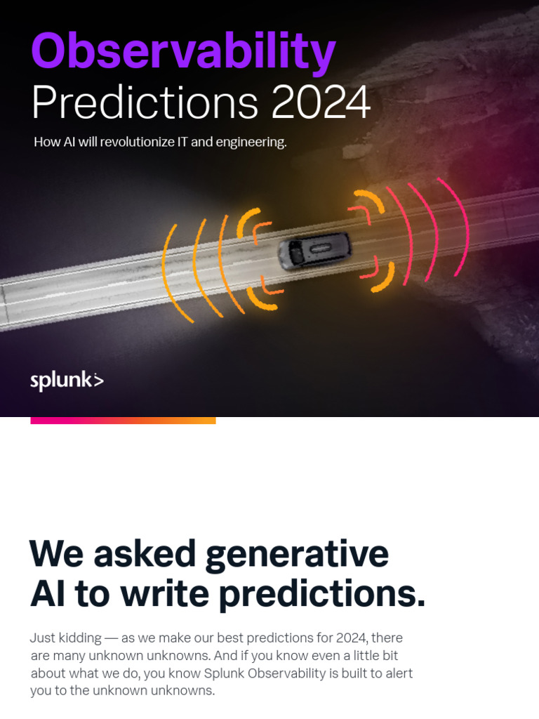 Observability Predictions 2024 | PDF | Artificial Intelligence | Intelligence (AI) & Semantics