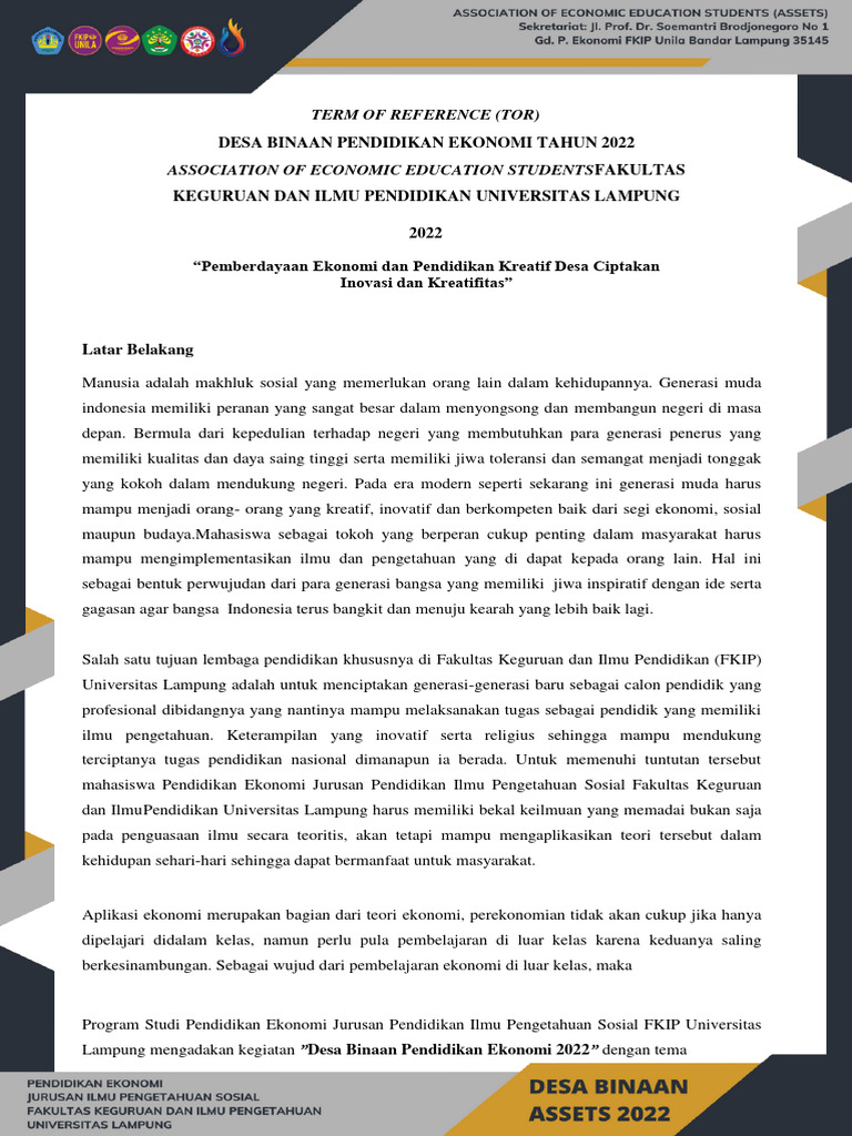 Tor Assets Biru (Bincang Seru) Desbin 2022 | PDF