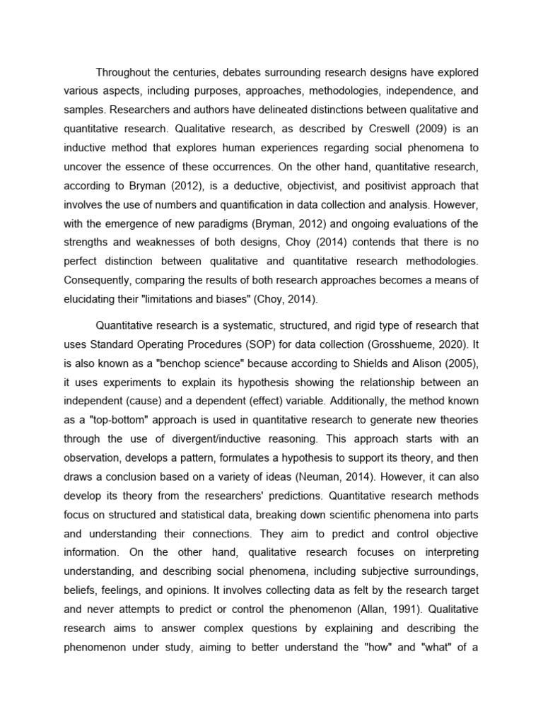 Norah's Comparative Analysis | PDF | Methodology | Quantitative Research