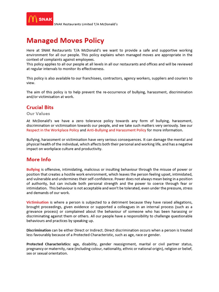 Managed Moves Policy - Snak Updated 21 | Download Free PDF | Sexual ...