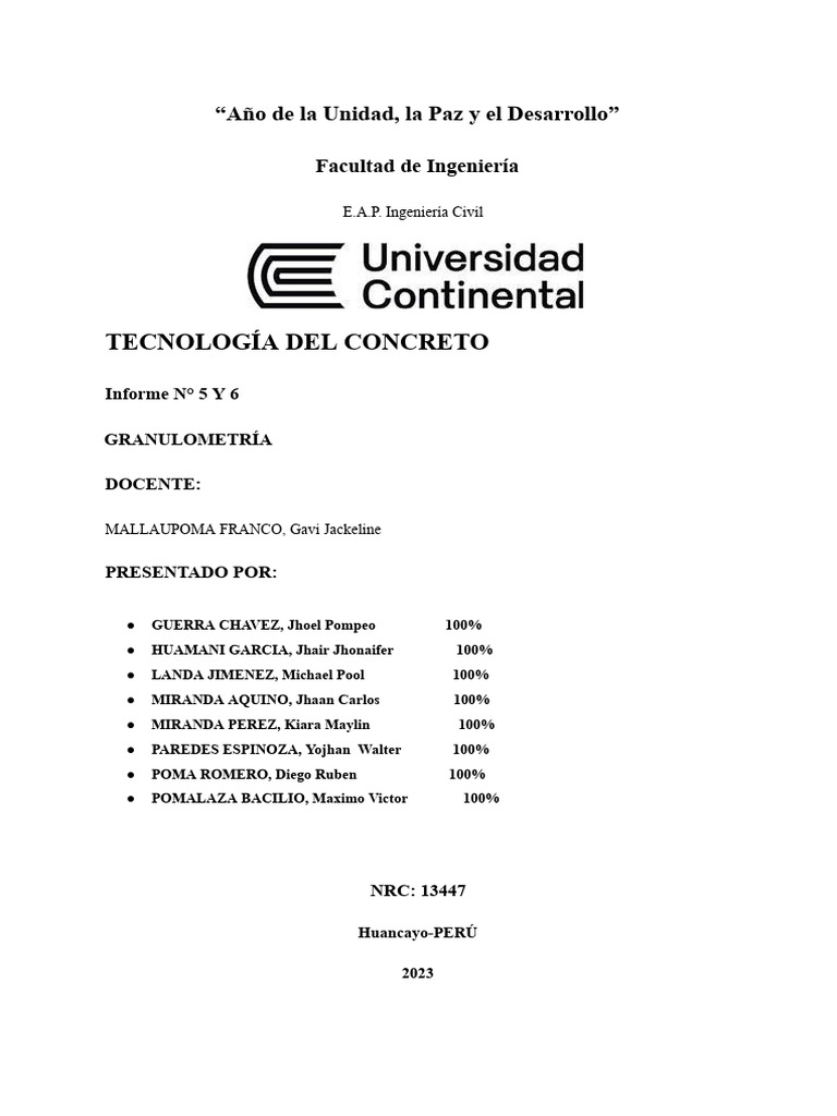 Grupo 2 - Tecnologia de Concreto - 2 | PDF | Hormigón
