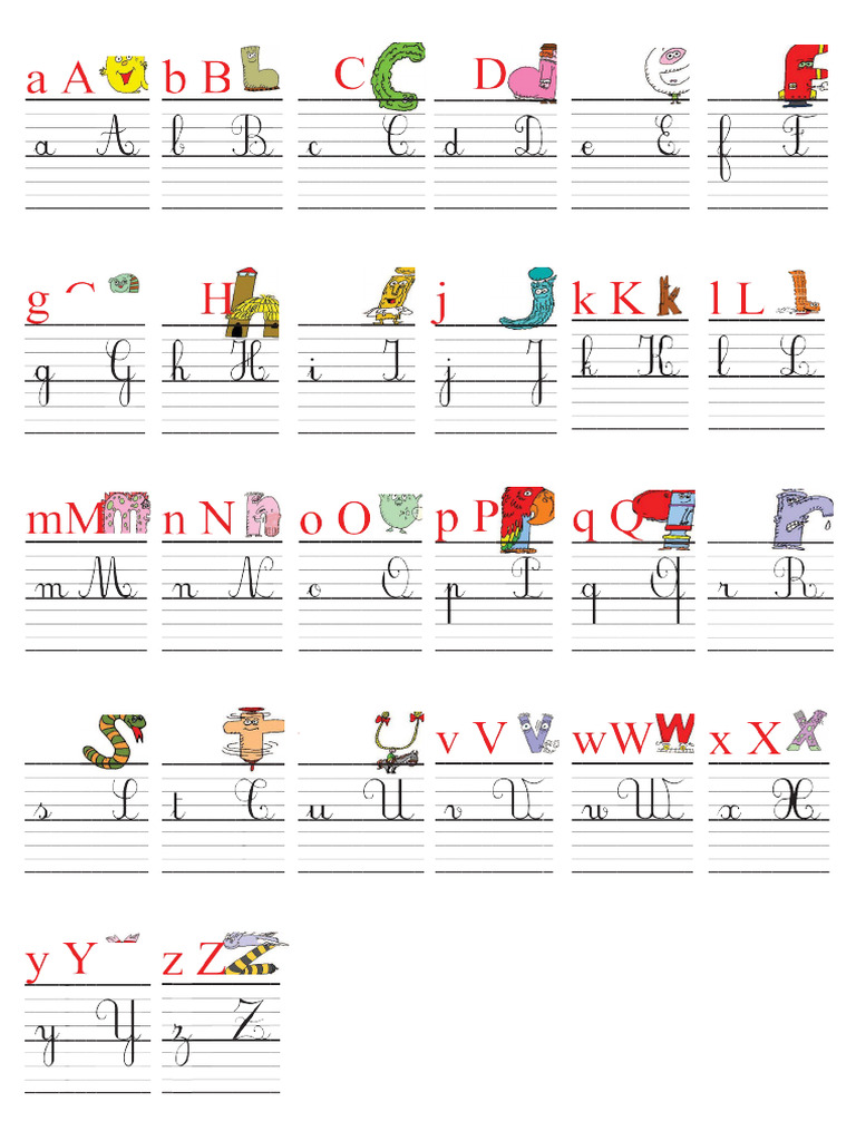 Alphabet Alphas Planche A4 | PDF