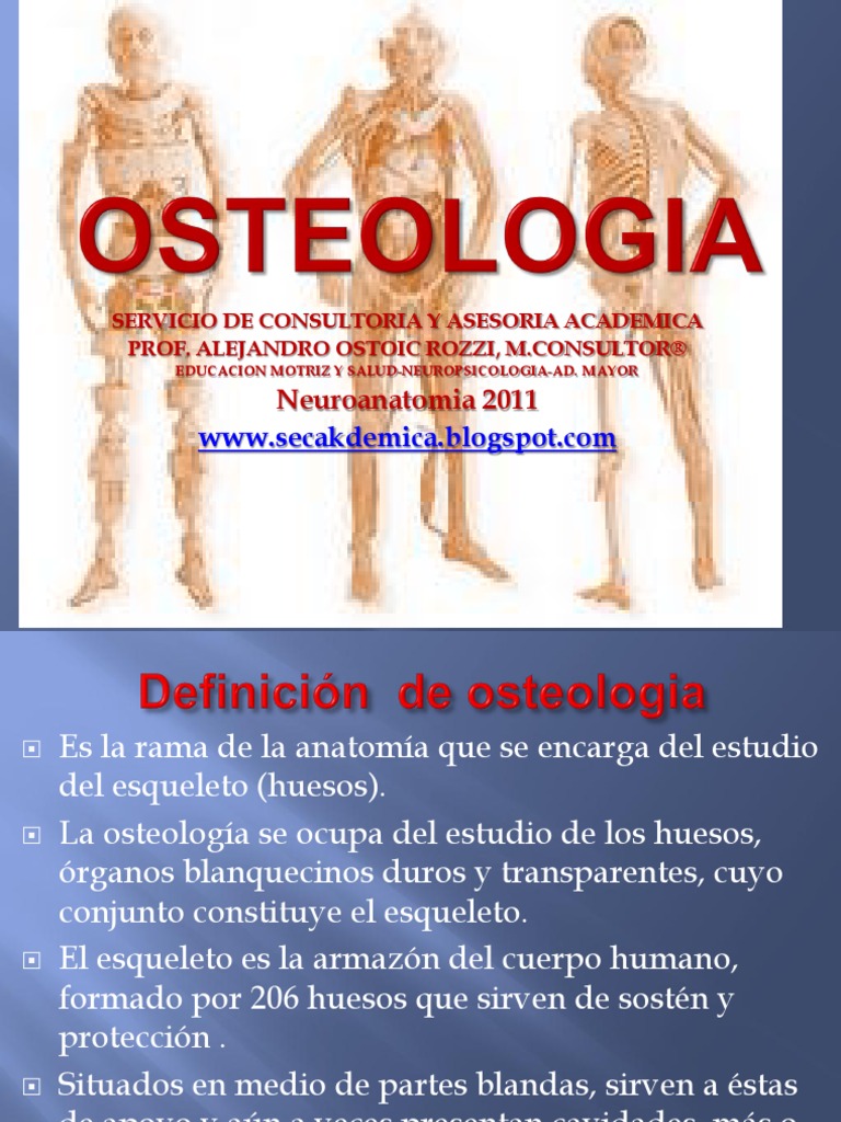 Osteologia PPT 2009 | PDF | Hueso | Sistema musculoesquelético