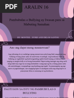 Forms of Bullying (Tagalog) | PDF
