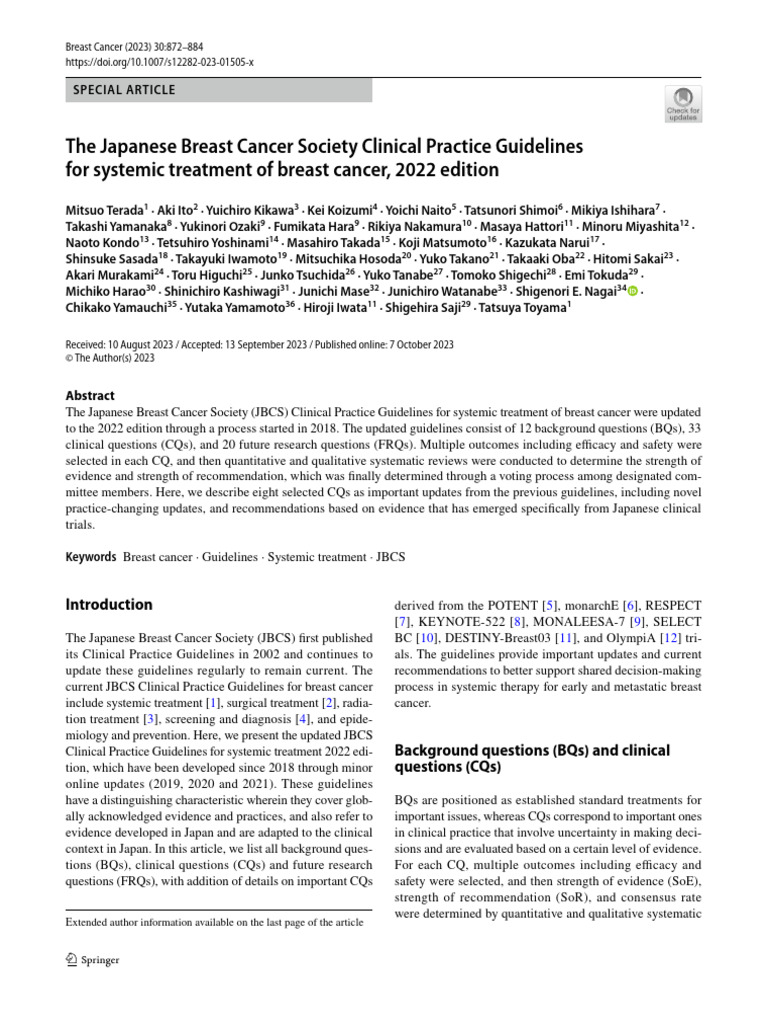 Dox in Breast Cancer Japan | PDF | Neoplasms | Cancer Treatments