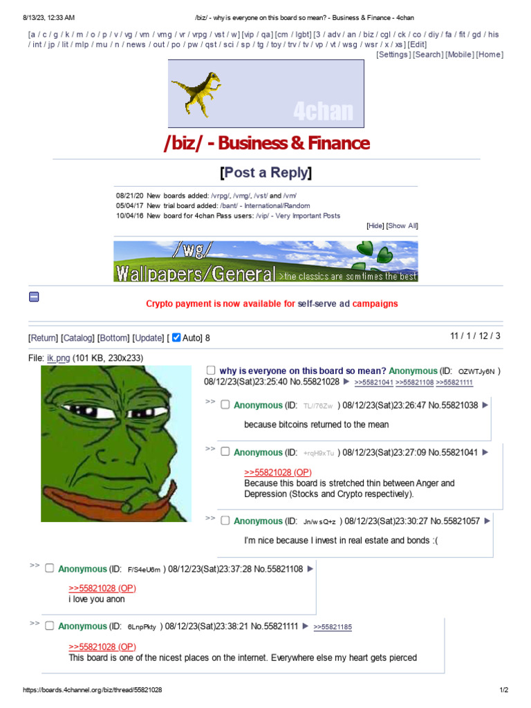 Biz - Why Is Everyone On This Board So Mean - Business & Finance ...