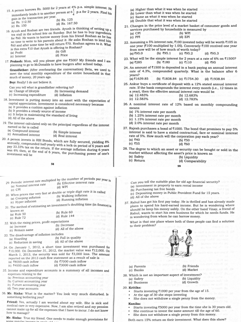 Understanding Investiments MCQ 2 | PDF