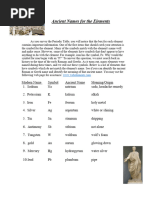 Latine Names | PDF | Chemical Elements | Sets Of Chemical Elements