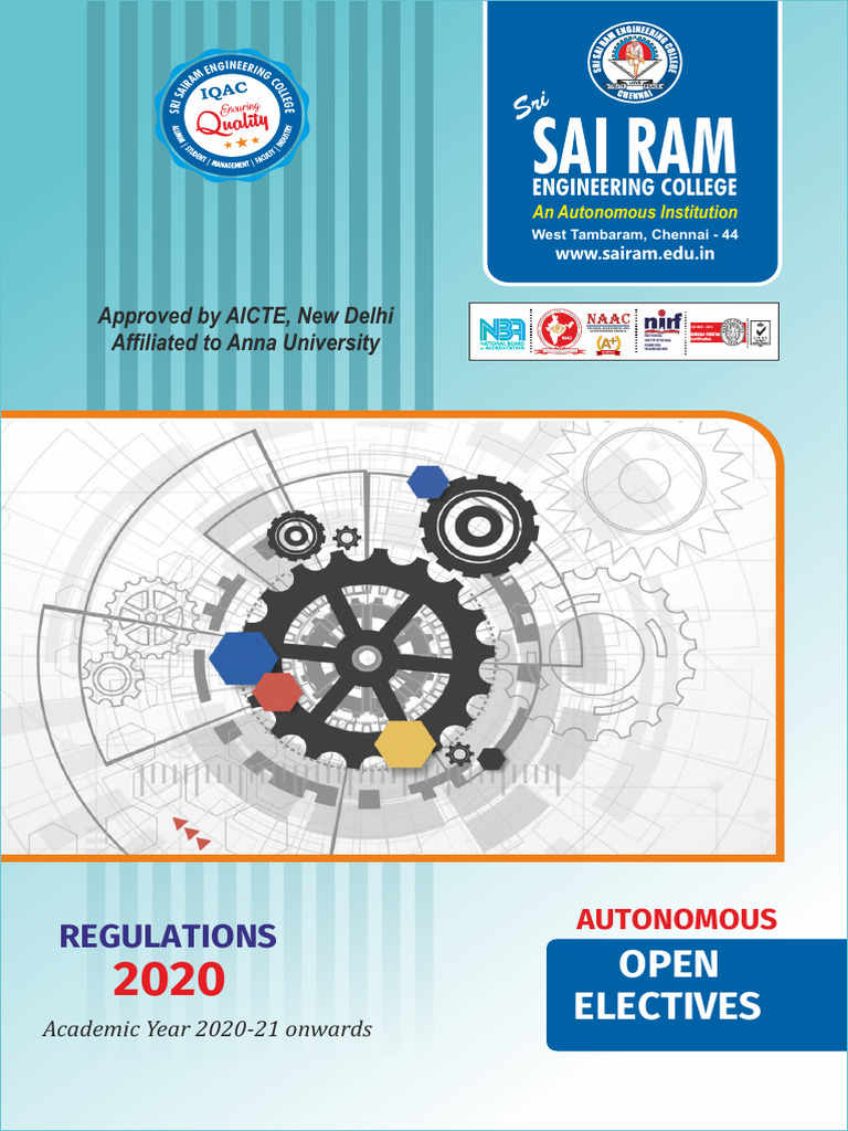 Open Electives Compressed | PDF | Ring (Mathematics) | Mathematical Optimization